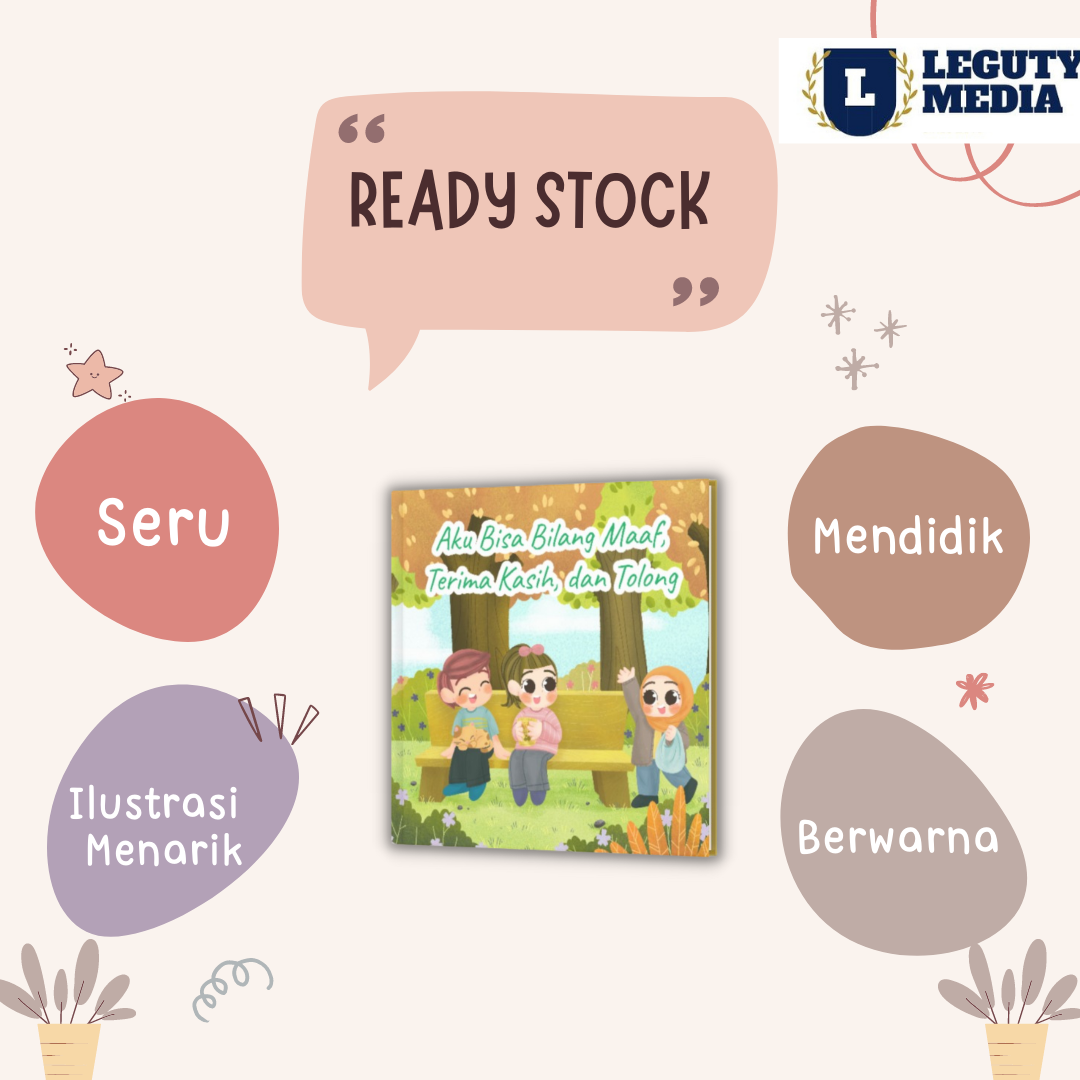 Buku Aku Bisa Bilang Maaf Terima Kasih Dan Tolong Leguty Kids