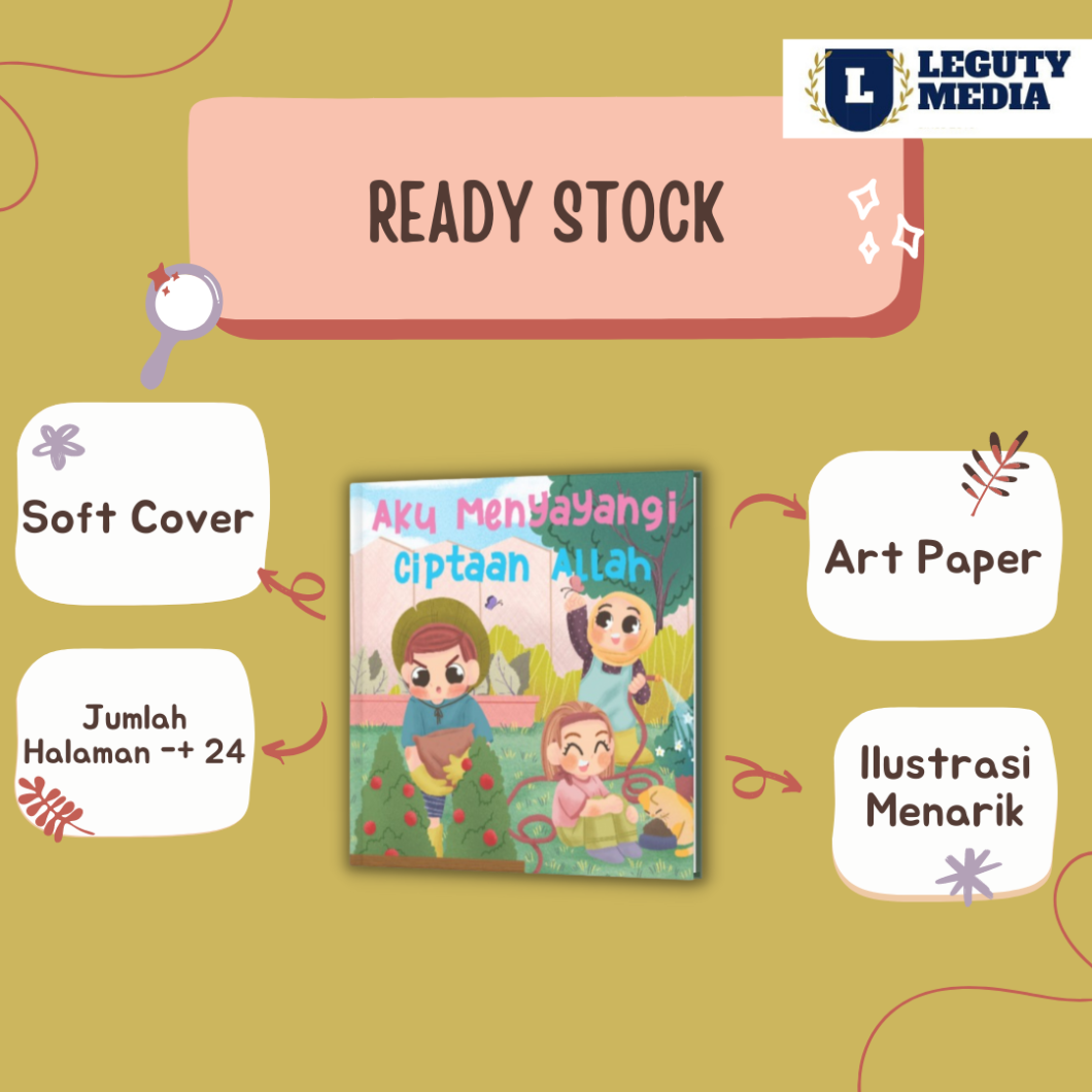 Buku Menyayangi Ciptaan Allah - LEGUTY KIDS